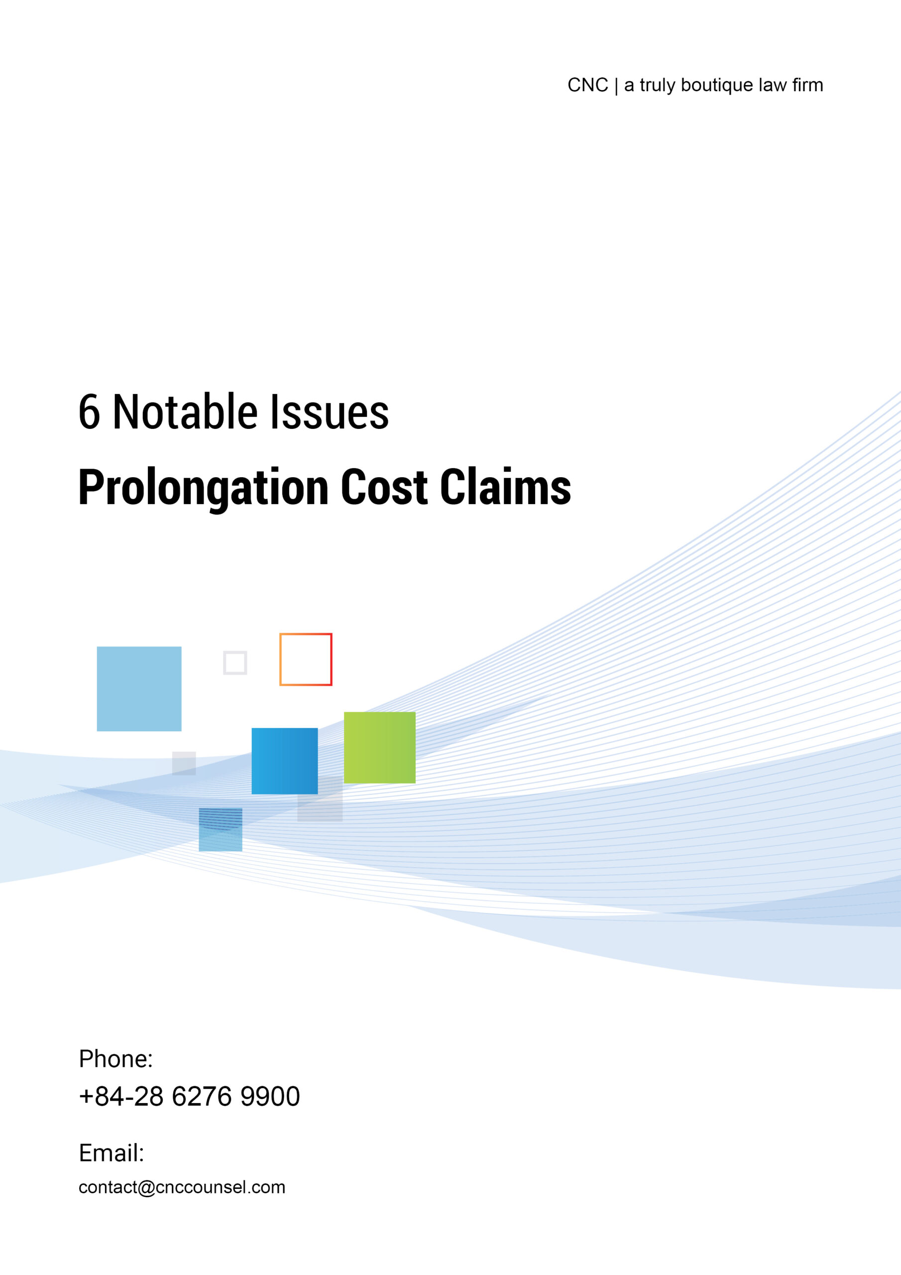 Prolongation Cost Claims - 6 Notable Issues – CNC | Công ty Luật TNHH ...