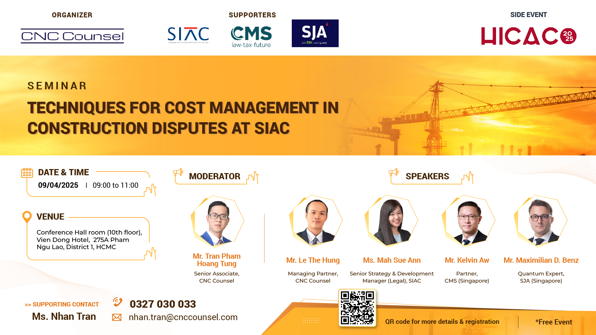 Seminar: Techniques for Cost Management in Construction Disputes at ...