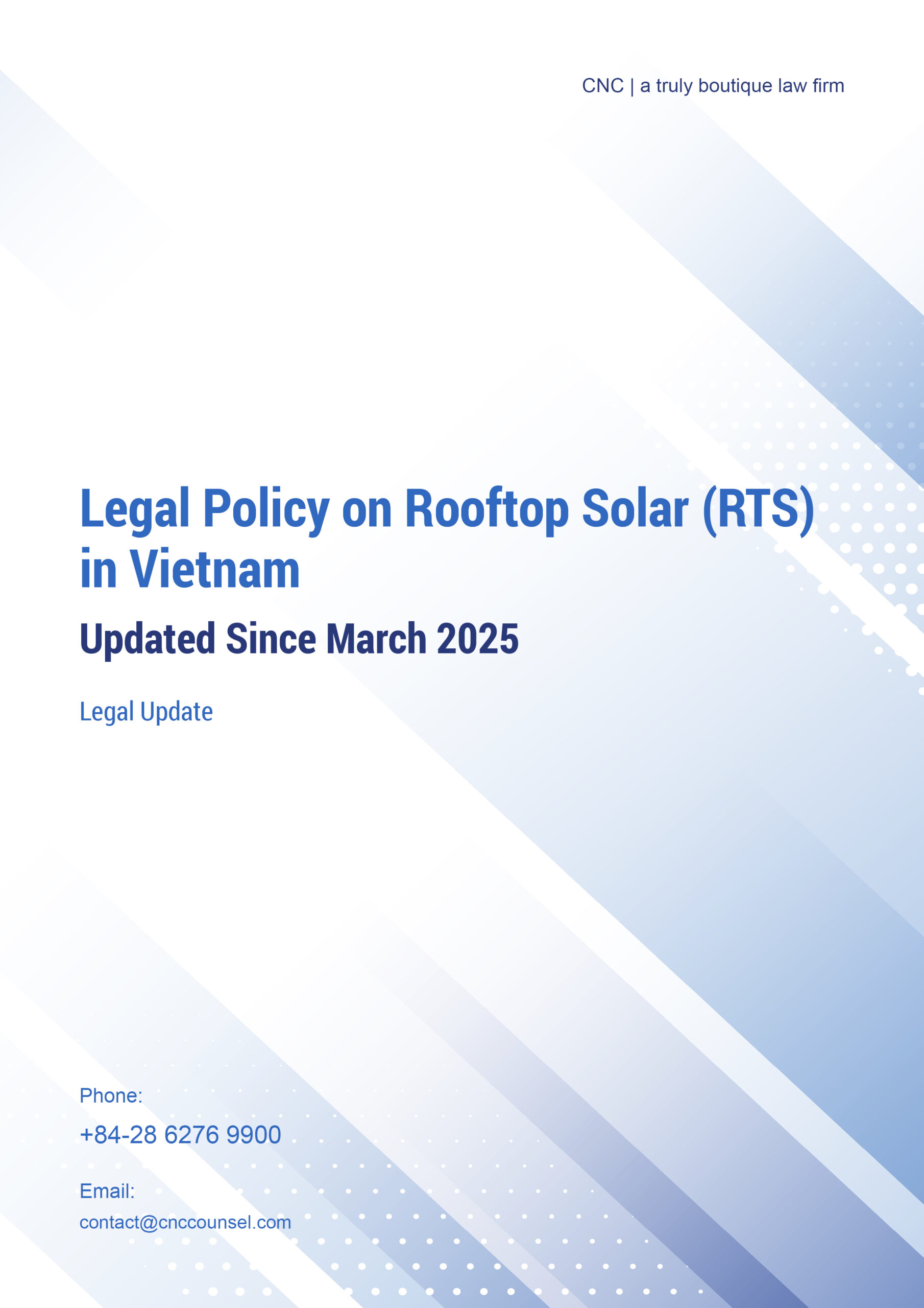 Legal Policy on Rooftop Solar (RTS) in Vietnam: Updated Since March ...