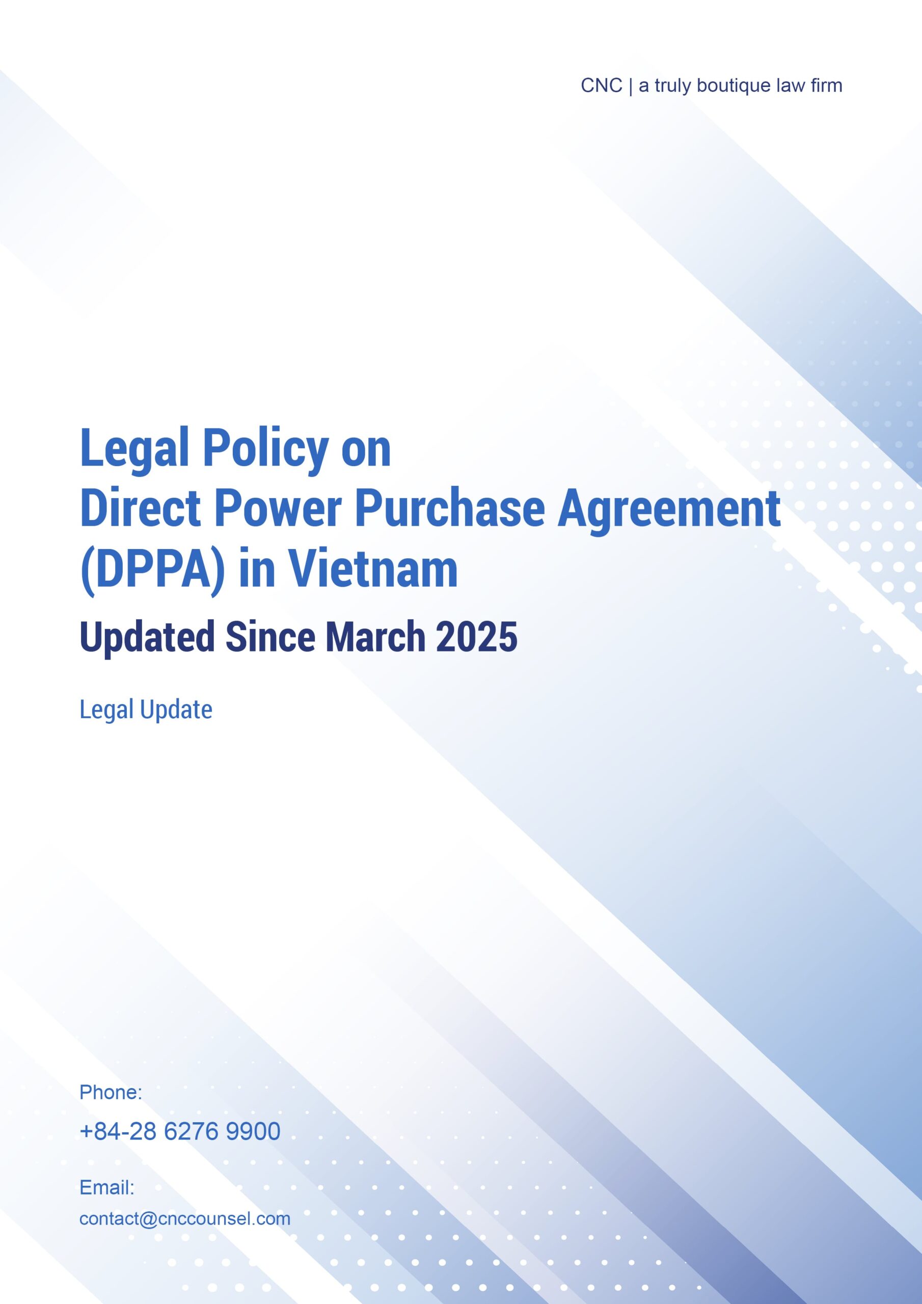 Legal Policy on Direct Power Purchase Agreement (DPPA) in Vietnam ...