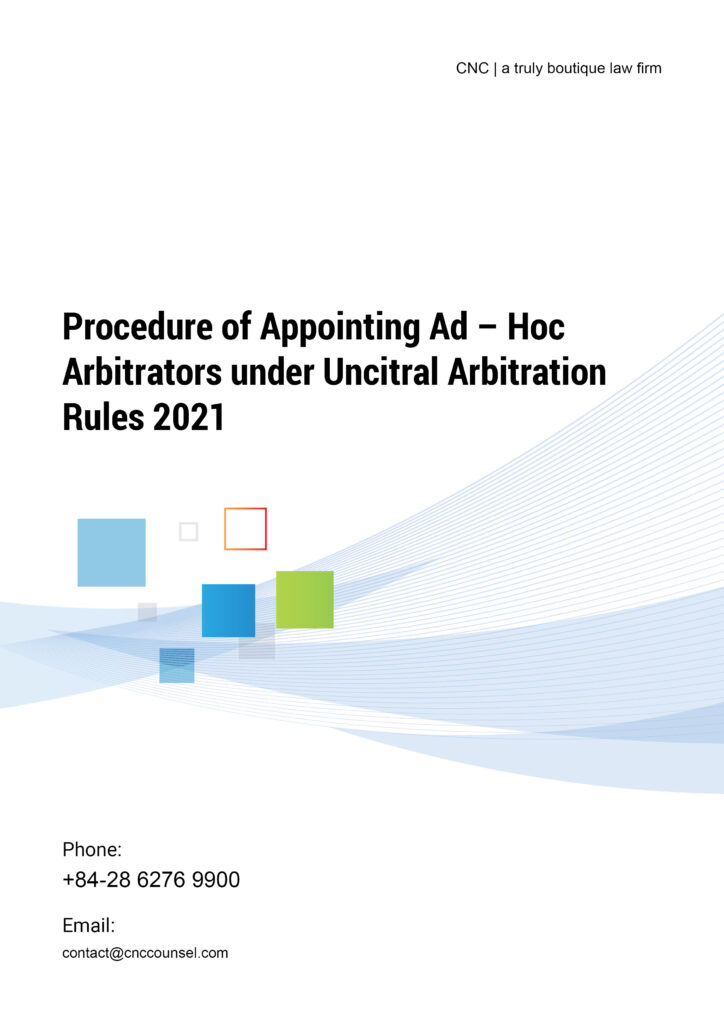 Procedure of Appointing Ad – Hoc Arbitrators under Uncitral Arbitration ...